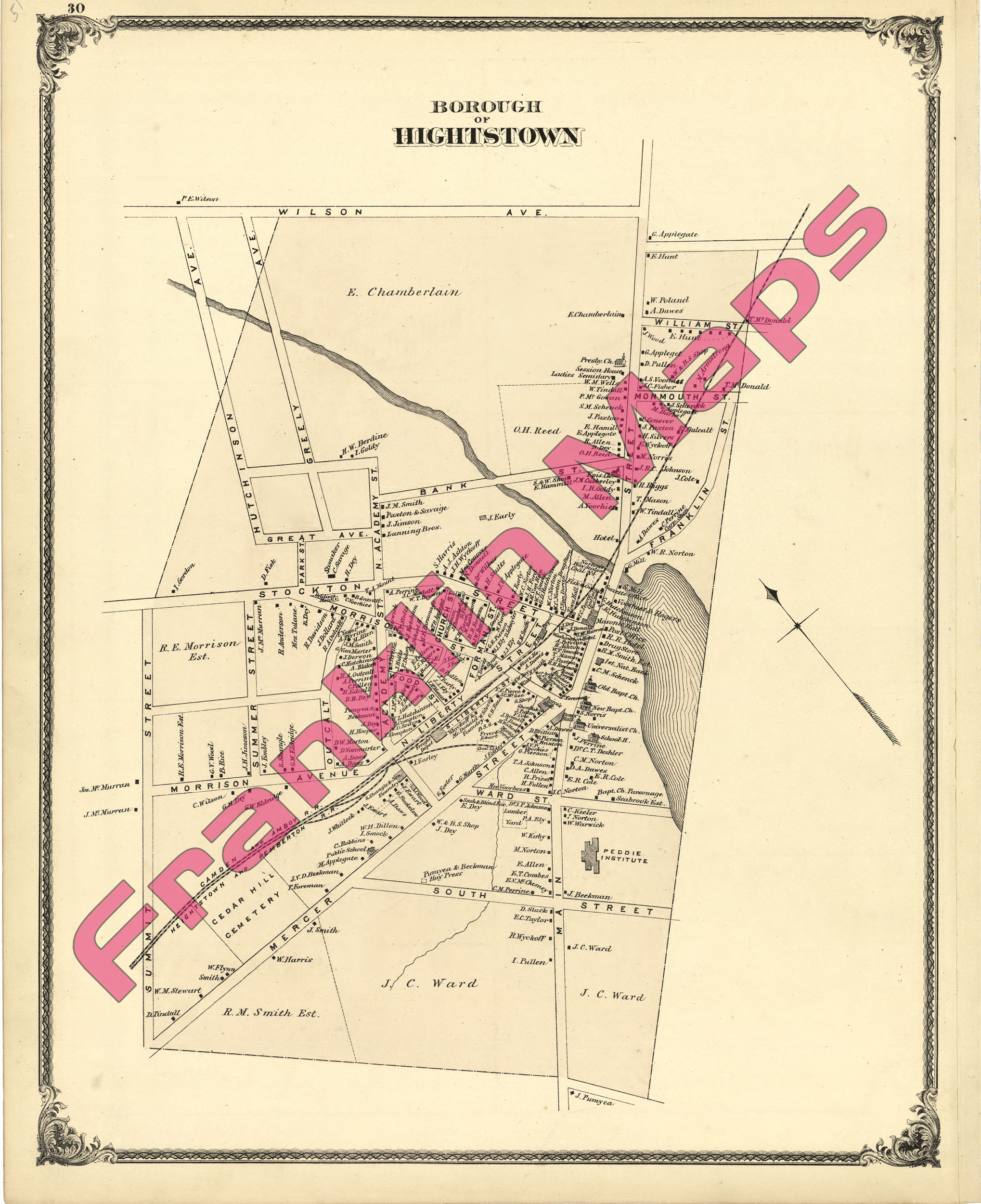Andy's Antique Atlases - New Jersey